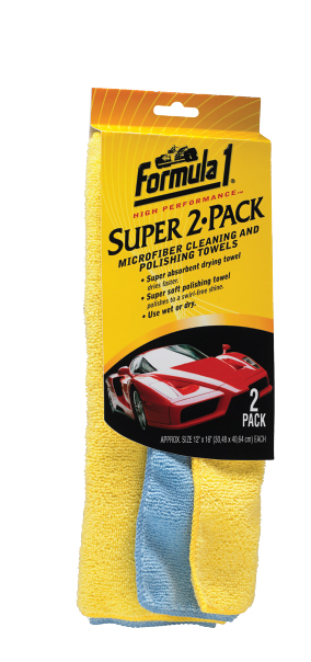 ΠΑΝΑΚΙΑ ΚΑΘΑΡΙΣΜΟΥ microfibre 30X40 Formula1 ΣΥΣΚ 2ΤΜ